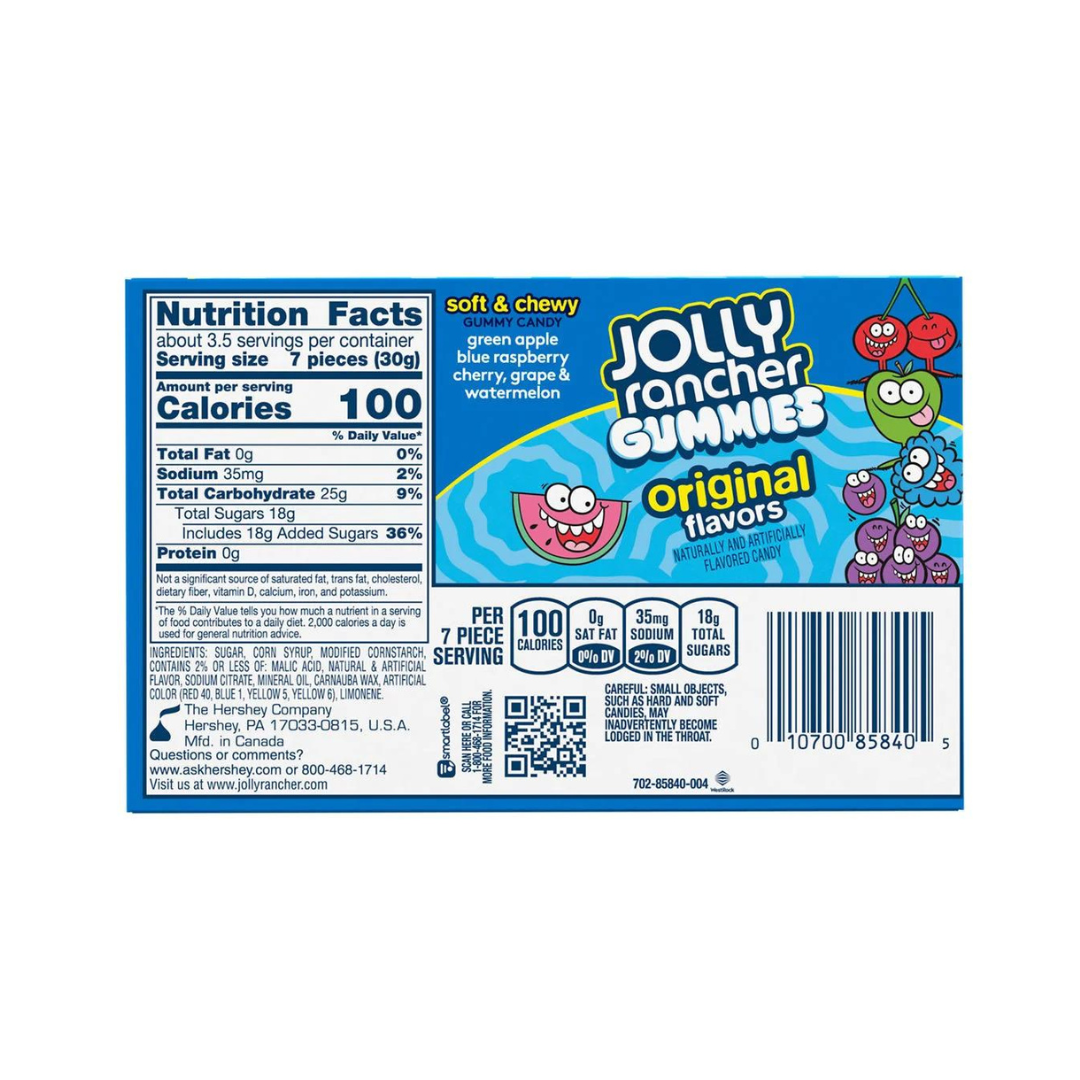 Jolly Rancher Original Gummies Theatre Box (3.5oz) – Sugarush