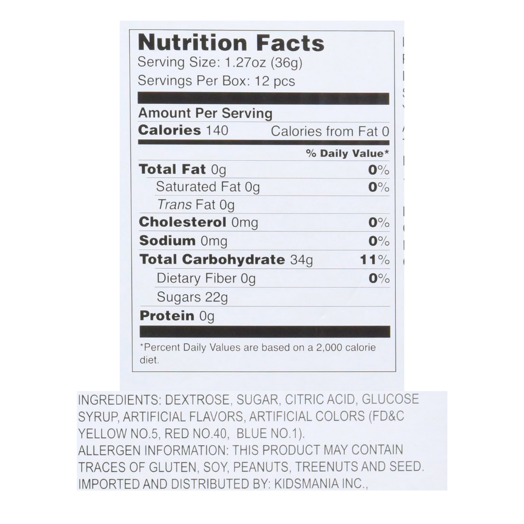 Kidsmania Sour Soda Pop Candy Powder (1.27oz) – Sugarush