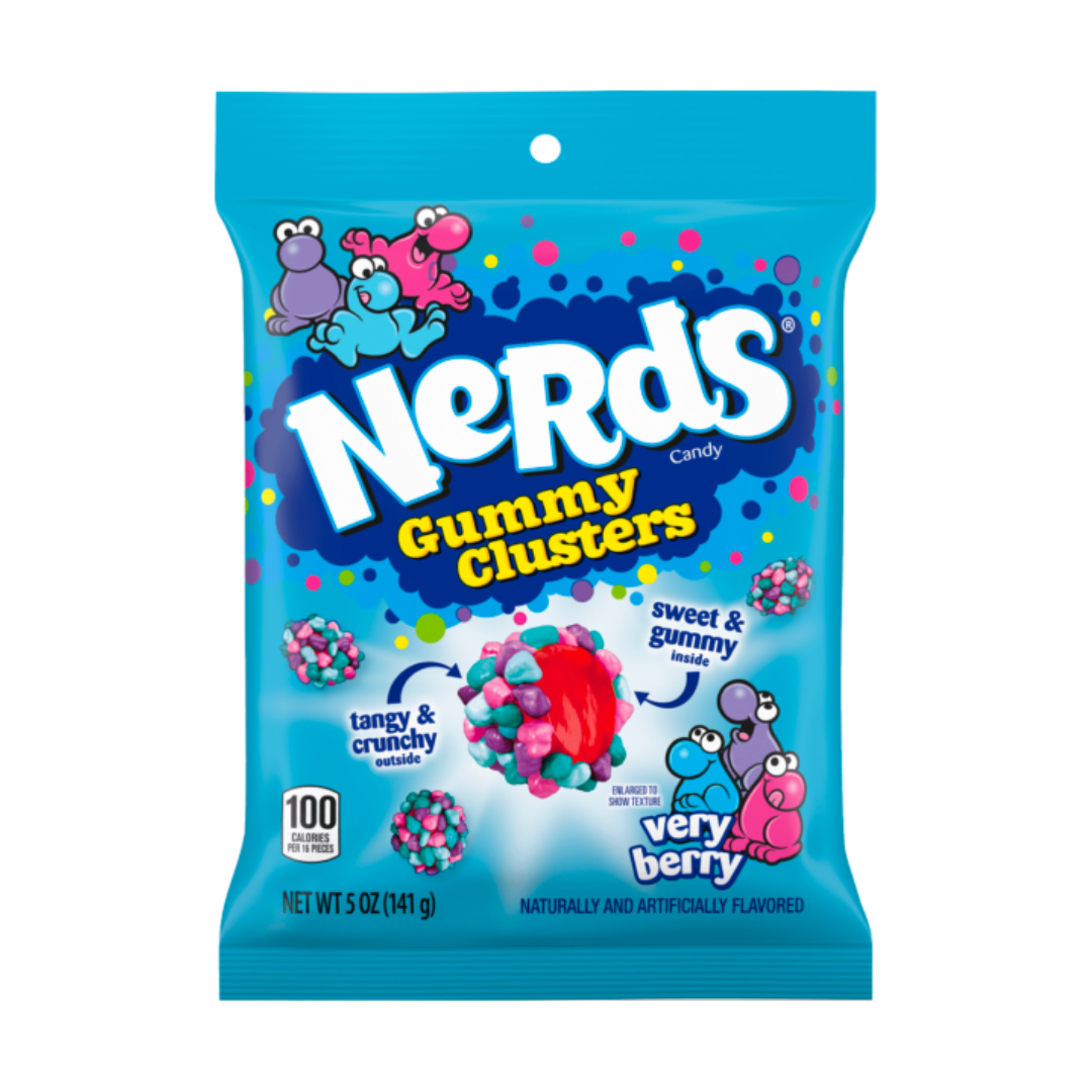 Nerds Gummy Clusters Very Berry Peg Bag – Sugarush
